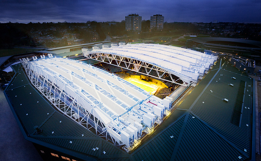 Architectural retoucher in London | Centre Court Wimbledon